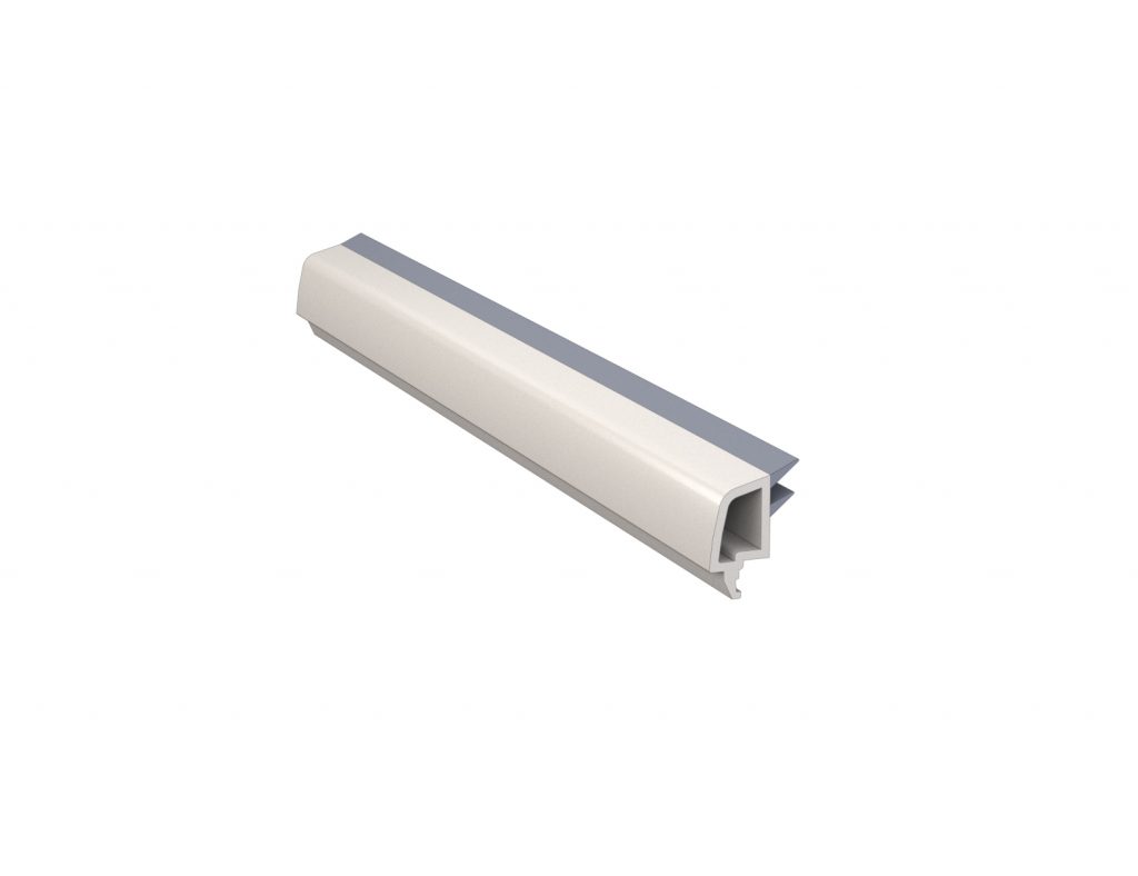 BC012 - Parclose bombée profondeur 13,9 mm : produit pvc Socredis