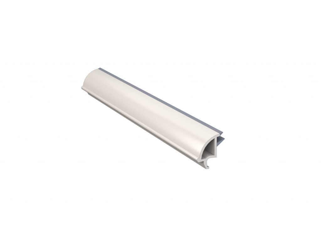 M250 - Parclose quart de rond profondeur 18,2 mm : produit pvc Socredis