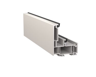 M651 - Parclose pour châssis fixe - vitrage de 28 mm : produit pvc Socredis
