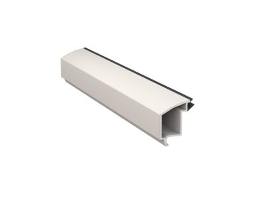 M654 - Parclose droite pour fixe - vitrage de 28 mm : produit pvc Socredis